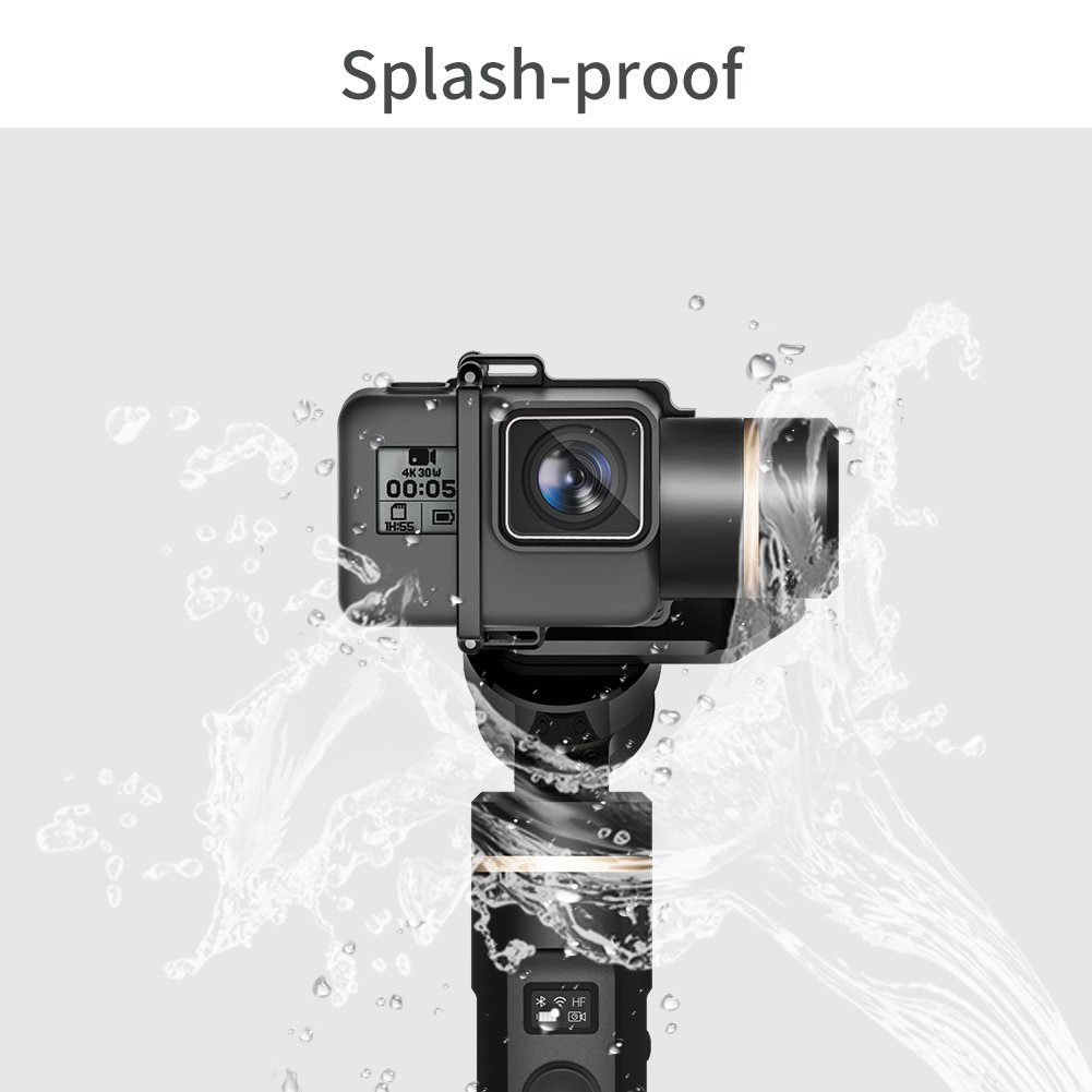 FeiyuTech G6 [Official] Splashproof Handheld Grip Gimbal 3-Axis Stabilizer for GoPro Hero 8 7 6 5 4 SJCAM YI 4K AEE Sport Action Camera