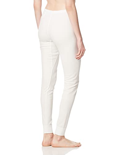 Fruit of the Loom Women's Micro Waffle Thermal Bottom, Medium, White