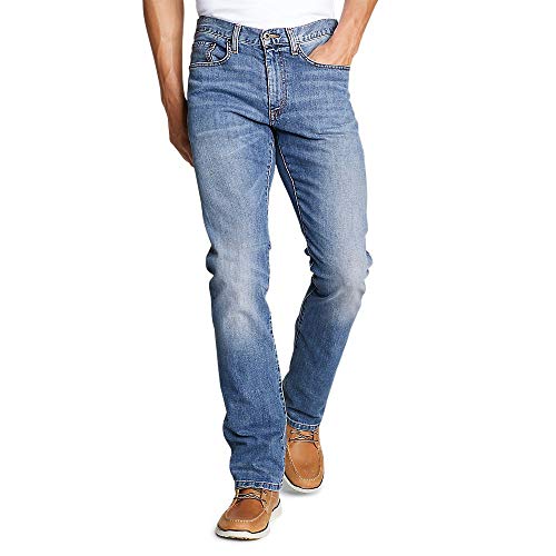 Eddie Bauer Men's Flex Jeans - Straight Fit, Canyon, 32W x 30L