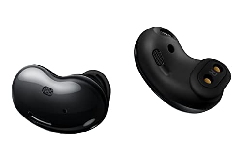 SAMSUNG Galaxy Buds Live, True Wireless Earbuds with Active Noise Cancelling, Microphone, Charging Case for Ear Buds, US Version, Onyx Black (Renewed)