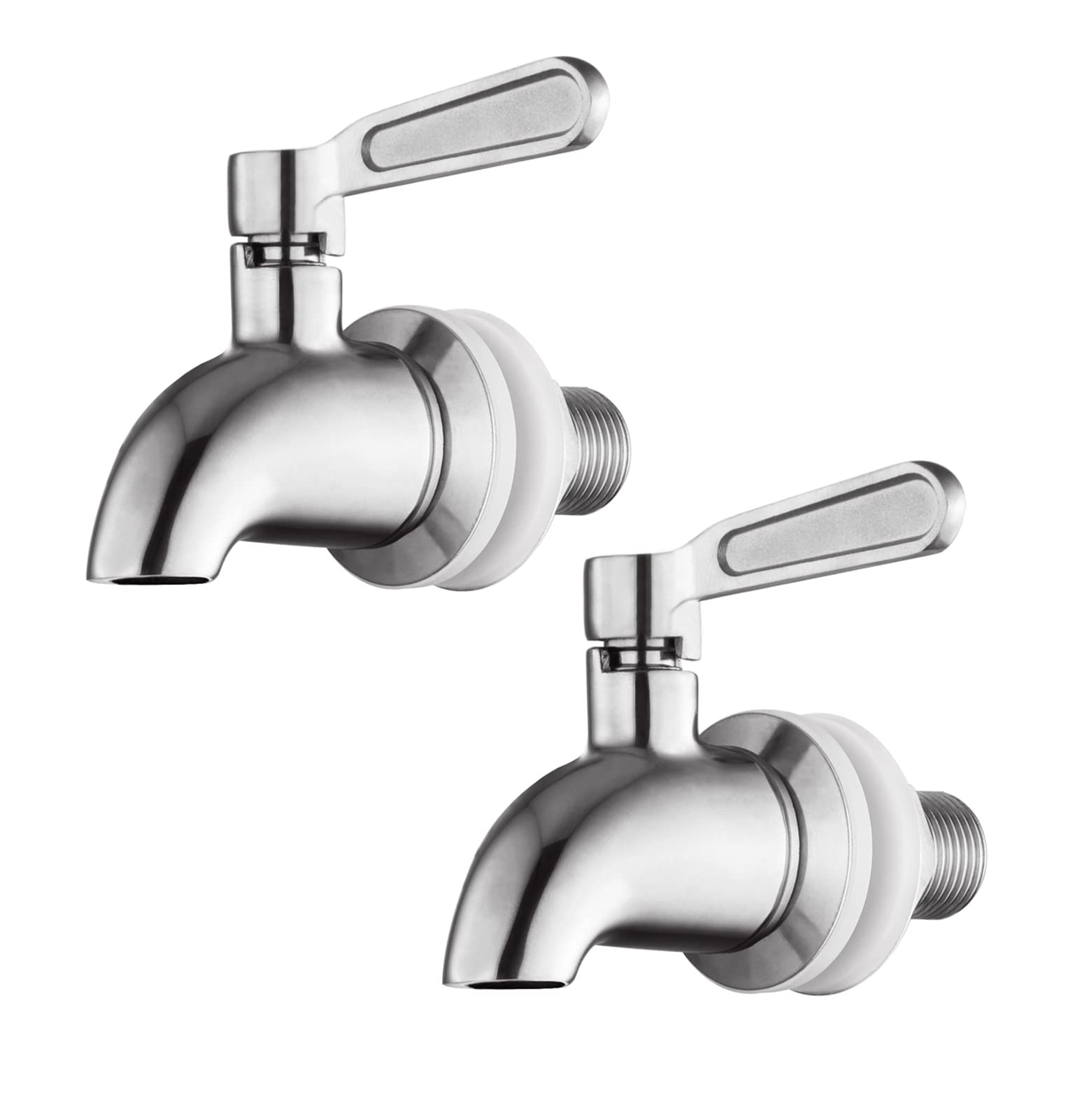 hgzaccompany 2 Pack Stainless Steel Spigot For Drink Dispenser, Replacement Metal Spigot For Beverage Dispenser, Water Dispenser Faucet, Food Grade Metal Spout.