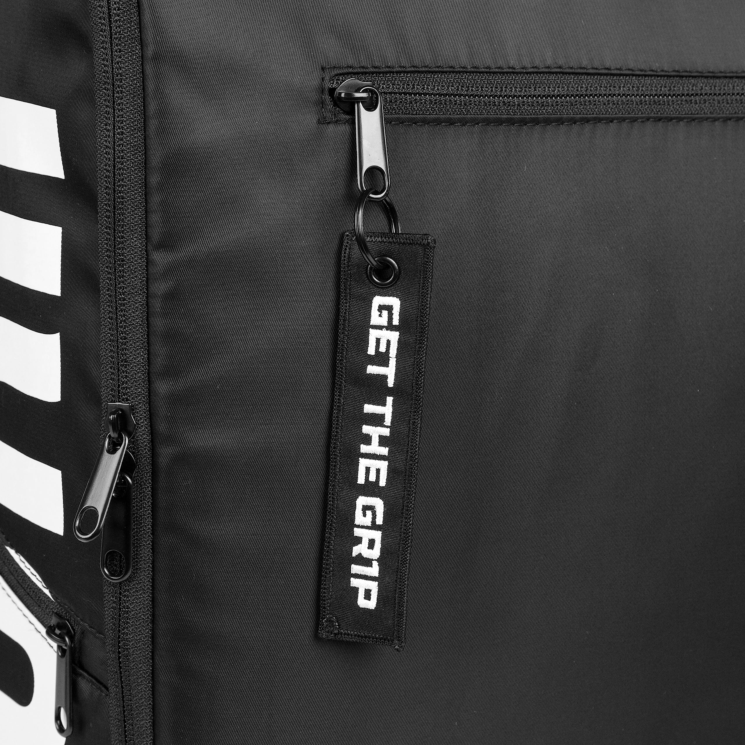 GRIPMODE travel backpack with laptop compartment black - backpack with two adjustable and removable interior walls - 27 l capacity sports backpack for ladies and men