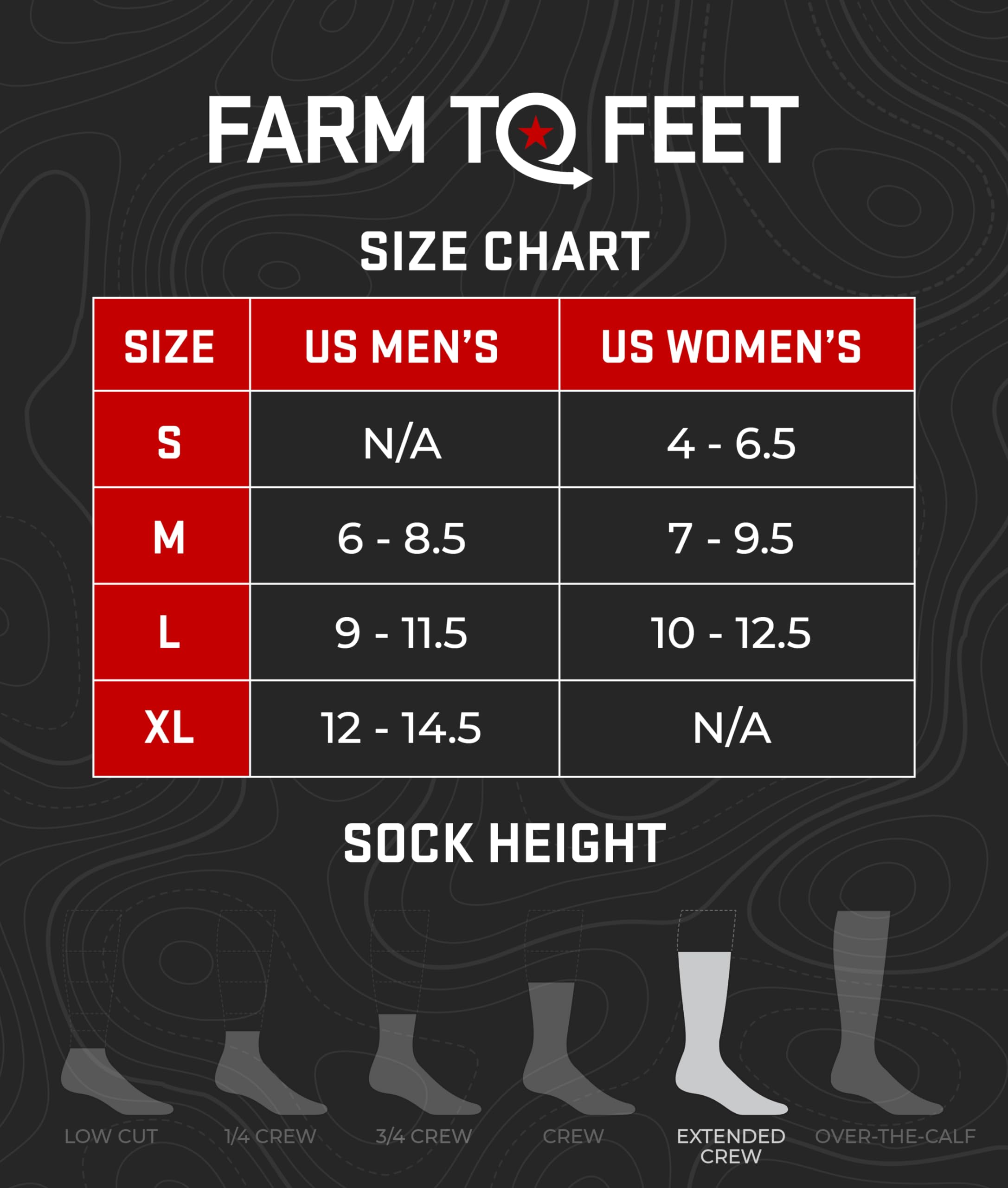 Farm to Feet Men's Cokeville Midweight Crew Socks, Medium, Charcoal/Platinum (8578)