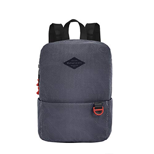 Sherpani Adaline, Nylon Mesh Backpack Purse, Small Backpack, Travel Bag, Fashion Bags for Women Fits 13 Inch Laptop (Graphite)