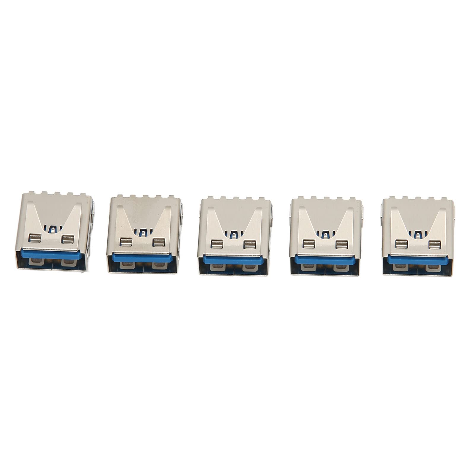 KOSDFOGE 5Pcs Portable Game Console USB Charging Port Metal Replacement Console USB Charging Socket Port Compatible with PS5 Console