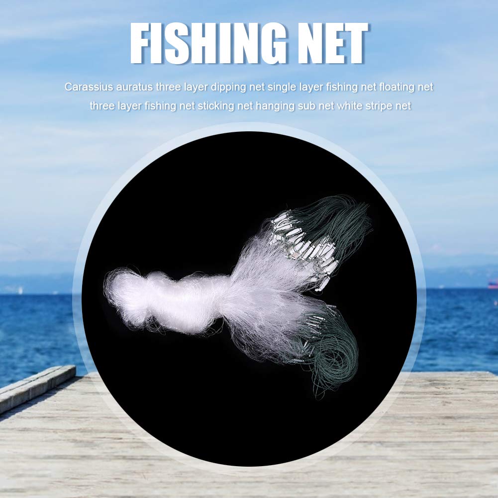 Fishing Net Fishing Net Fish Mesh Trap Netting Outdoor 8M X 0.7M Portable Folding Catch Fish Tool Fishing Accessories (Color : A)