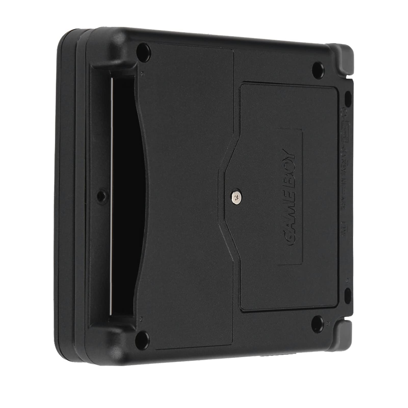KOSDFOGE Compatible with Nintendo Game Boy Advance GBA SP Protective ABS Case Cover Repair Parts Kit(Black)