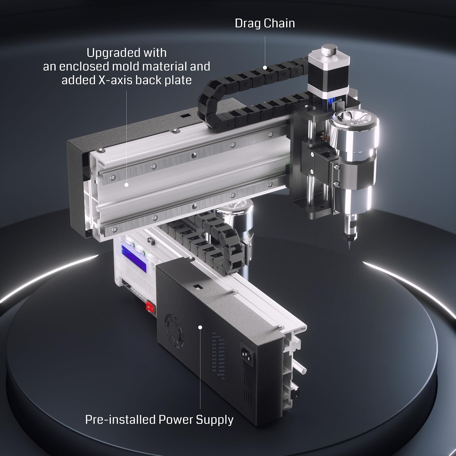 Genmitsu CNC Machine 3020-PRO MAX V2 & Y Axis Extension Kit & Spoilboard