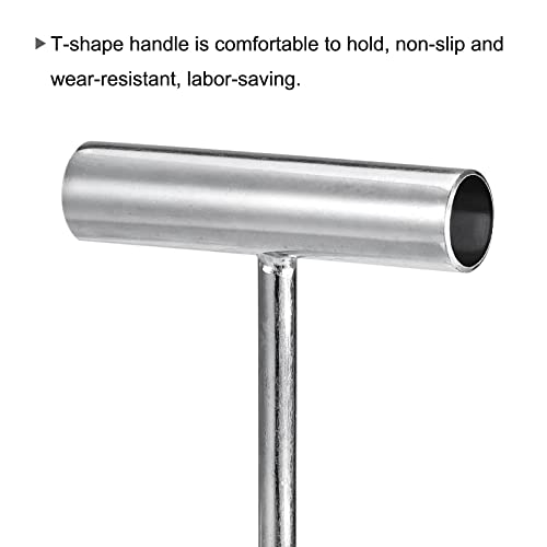 uxcell T-Handle Meat Boning Hook, Galvanized Curved T Hooks for Kitchen Butcher Shop Restaurant 12"(300mm)