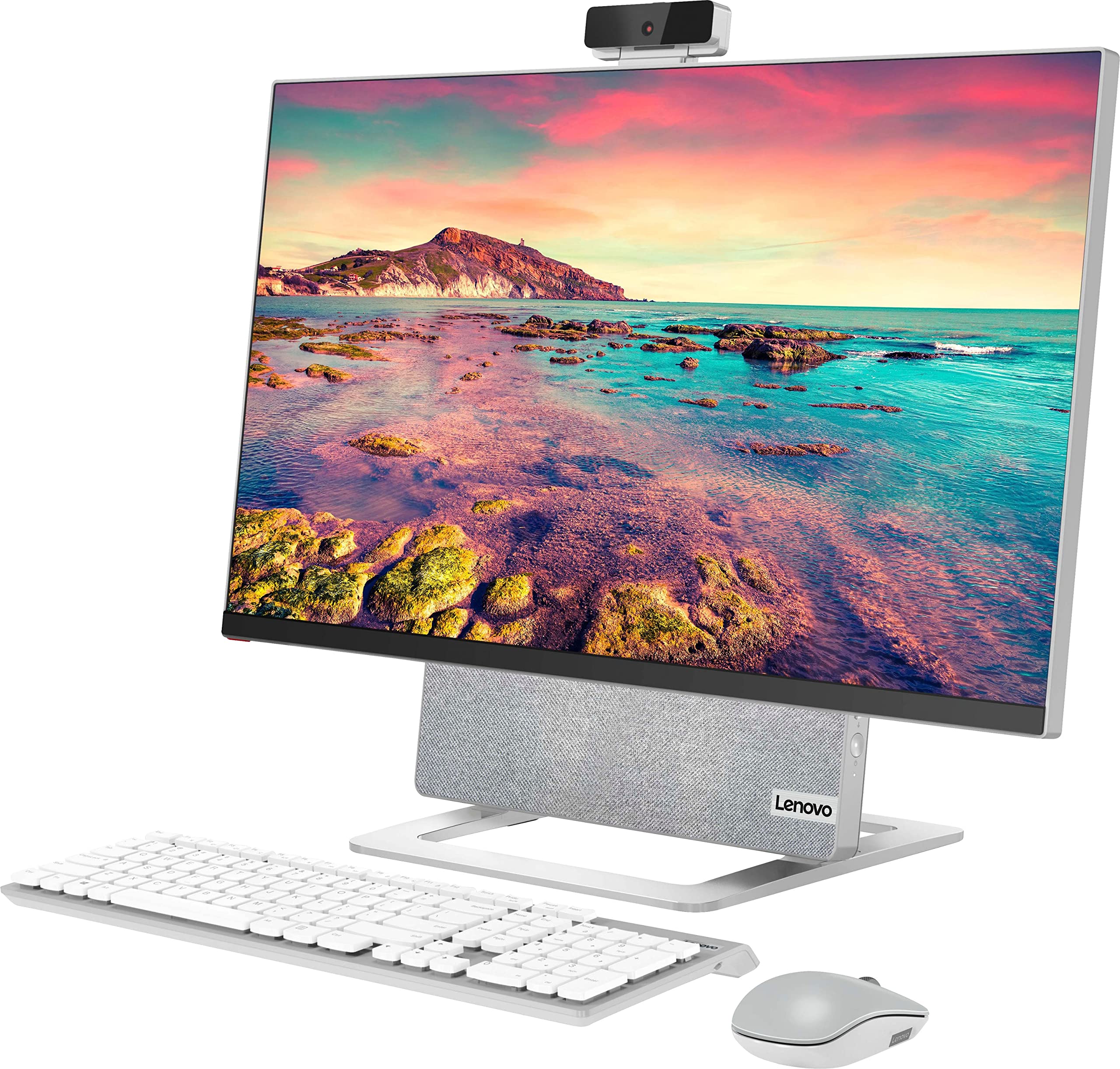 Lenovo YOGA 7 AiO 27 Touch 2TB SSD 2TB HD 64GB RAM (AMD Ryzen 7 cpu w/ 8 Cores and Max Boost 4.40GHz, 64 GB RAM, 2 TB SSD + 2 TB HD, 27" UHD Touchscreen, Win 11) Desktop All in One PC Computer 7i