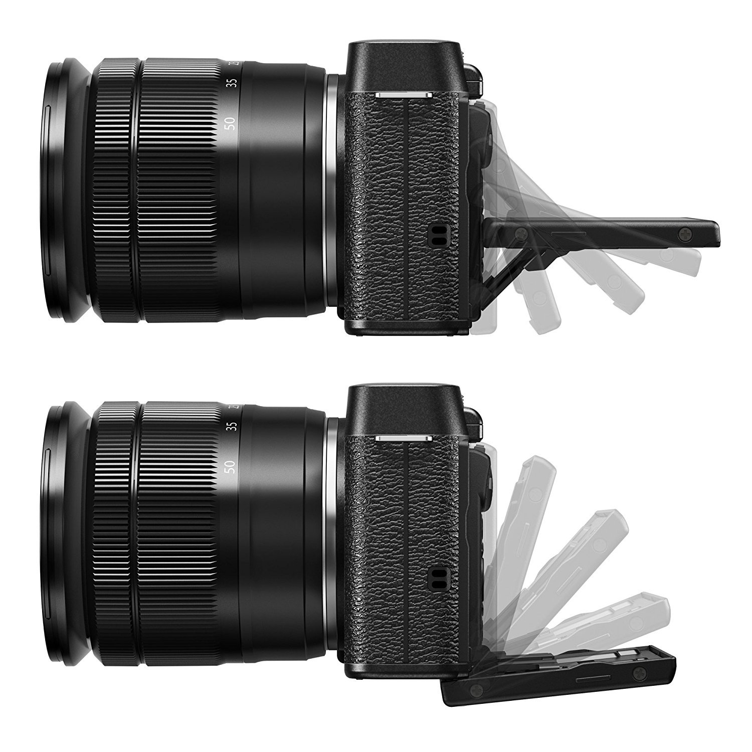 Fujifilm X-M1 Compact System 16MP Digital Camera Kit with 16-50mm Lens and 3-Inch LCD Screen (Black)