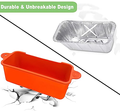 Silicone Grease Cup Liners for Blackstone Grill, Thicker Blackstone Griddle Grease Catcher Silicone, Reusable Silicone Blackstone Drip Pan Liners Silicone Grease Cup Tray Liners to Saving Money/1pcs
