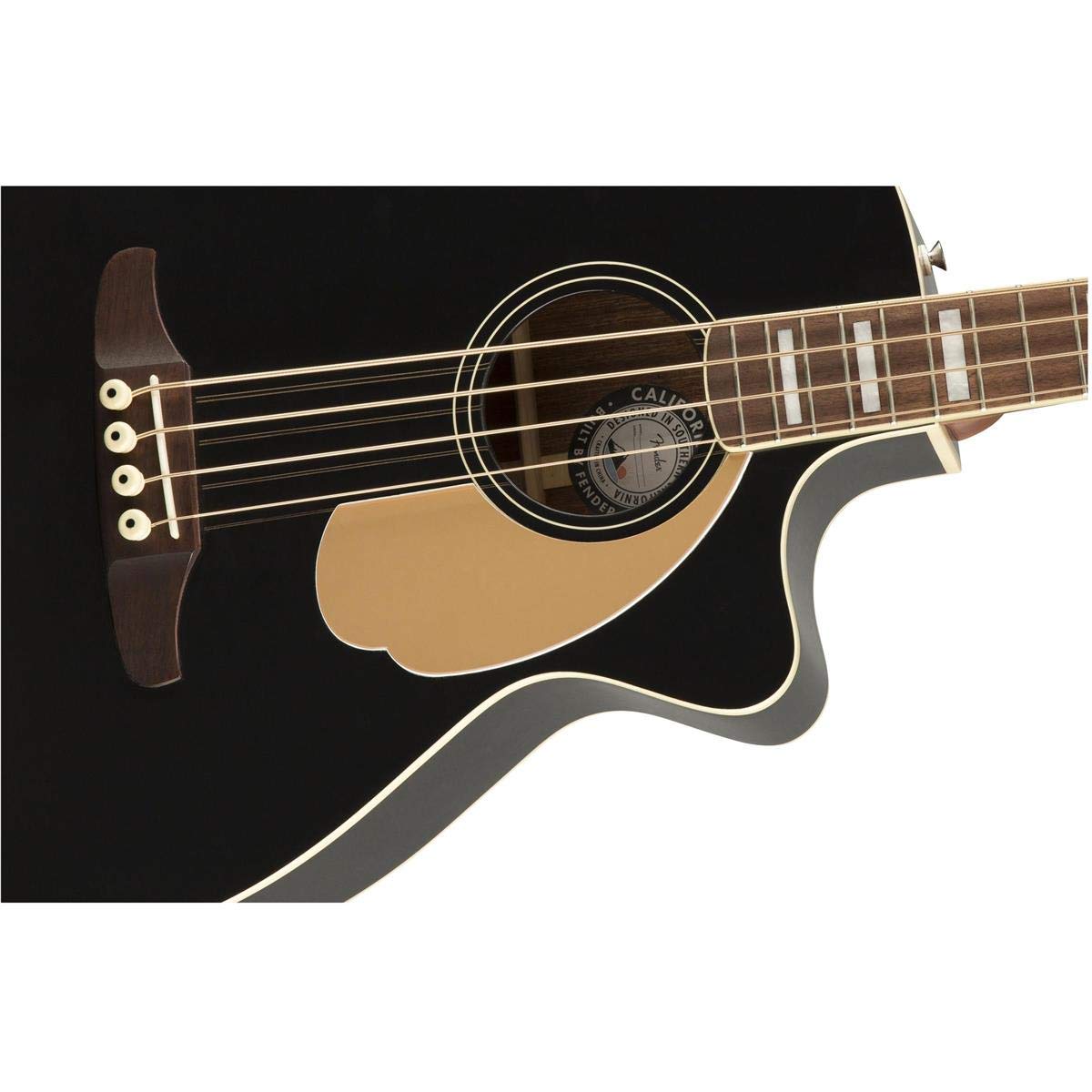 Fender Acoustic Bass Guitar, 4-String, Kingman V2 with Fishman Bass Acoustic Guitar Pickup with Tuner, Equalizer and Phase Control