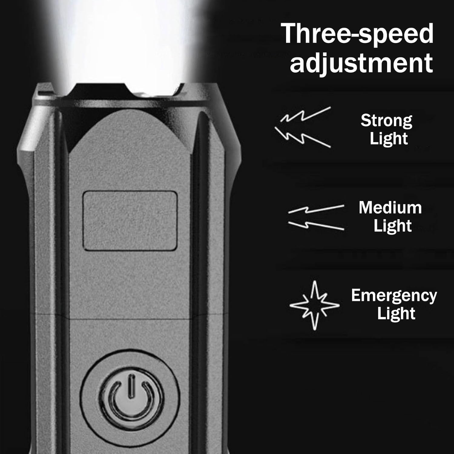 Peachloft Flashlight, 2024 Best Peachloft Flash Light, 900000 Lumen Flashlight Rechargeable, Flashlights High Lumens, Powerful LED FlashLight for Hiking & Camping, Adjustable Zoom, IPX6 Waterproof (1)