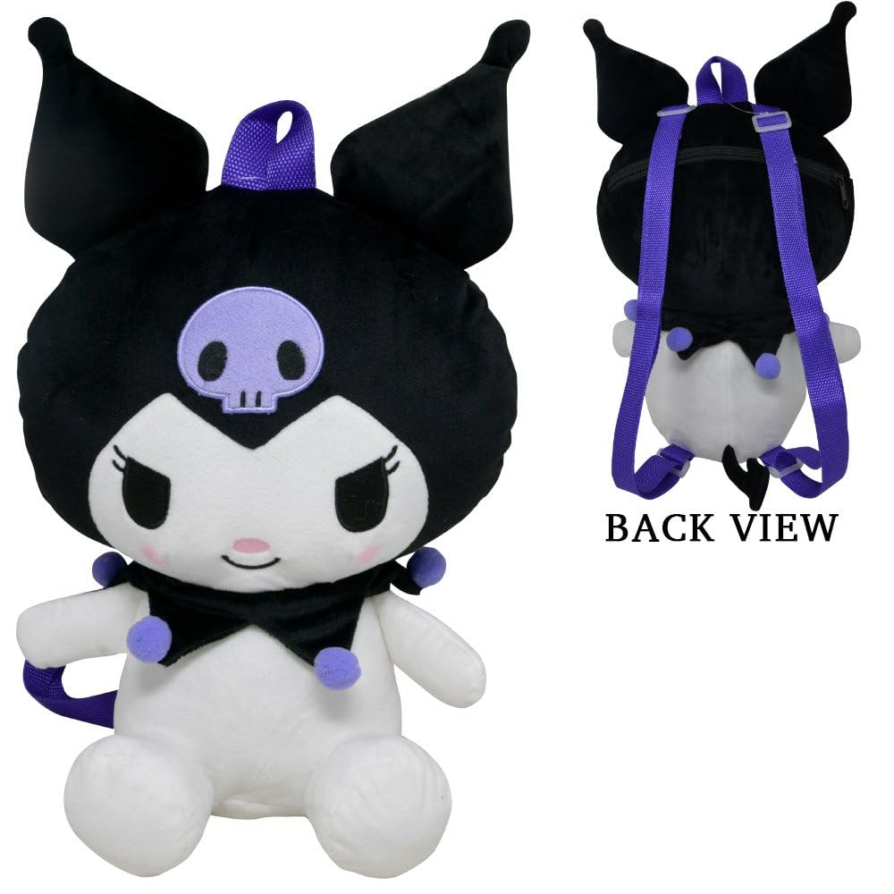 Fast Forward Hello Kitty Kuromi 14" Plush Backpack