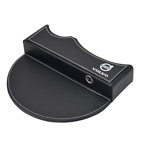 NEEARI Suitable for Volvo S60 V60 S90 V90 XC40 XC60 XC90 Seat Gap Filler, Console Organizer, Car Pocket, Seat Catcher, Interior Accessories Seat Crevice Storage Box (black)