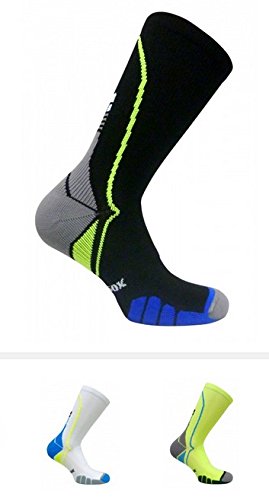 Eurosock Vitalsox Crew Black MD (Men's 7-9, Women's 8-10)