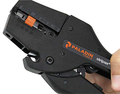 Paladin Tools STRIPAX PRO 6 Wire Stripper Tool | Premium Wire Cutter | 28-10 AWG | THHN/THHW Insulation | Professional Grade (2023 Model)