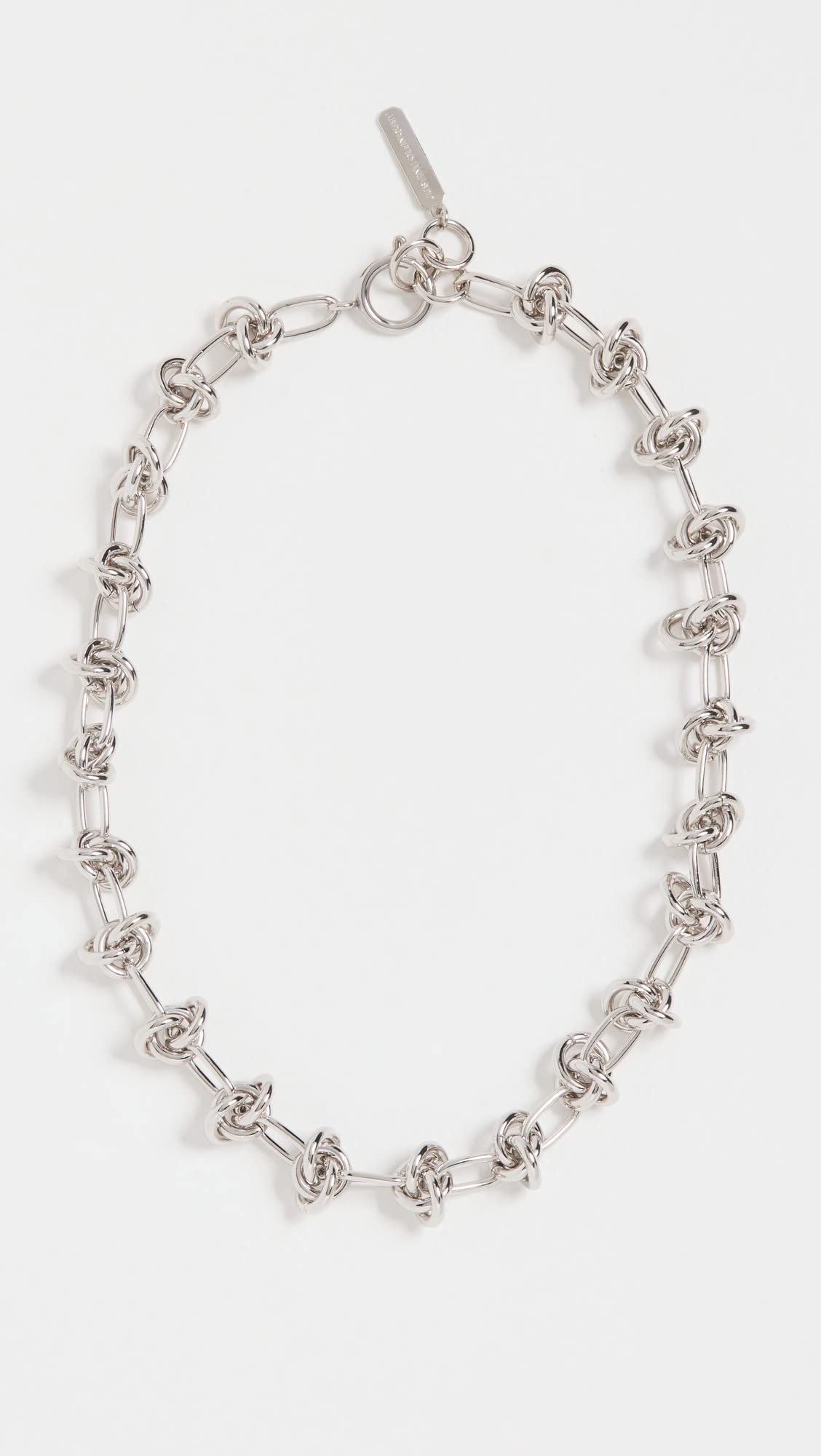 Justine Clenquet Women's Daria Choker, Palladium, Silver, One Size