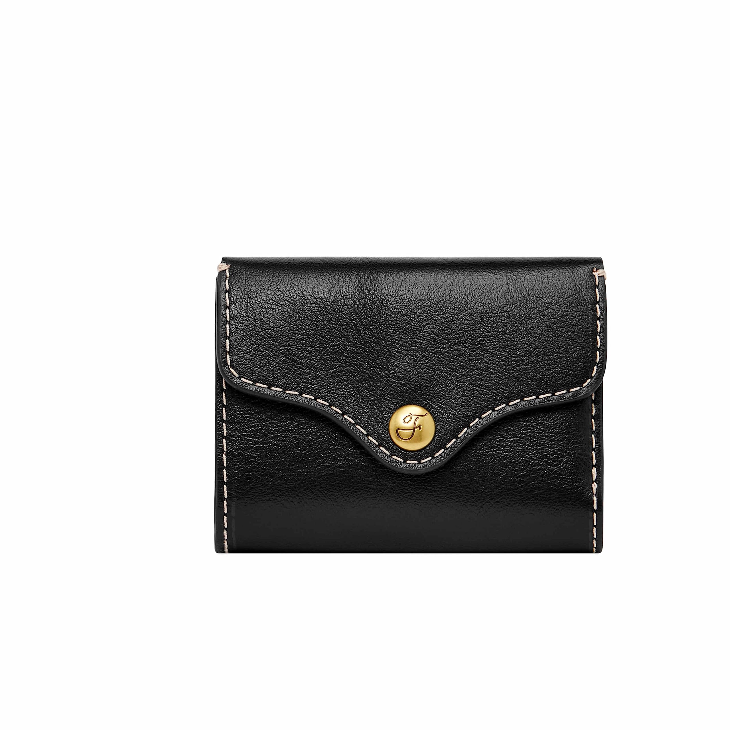 Fossil Women's Heritage Leather Wallet Trifold, Pine Green (Model: SL8231298)