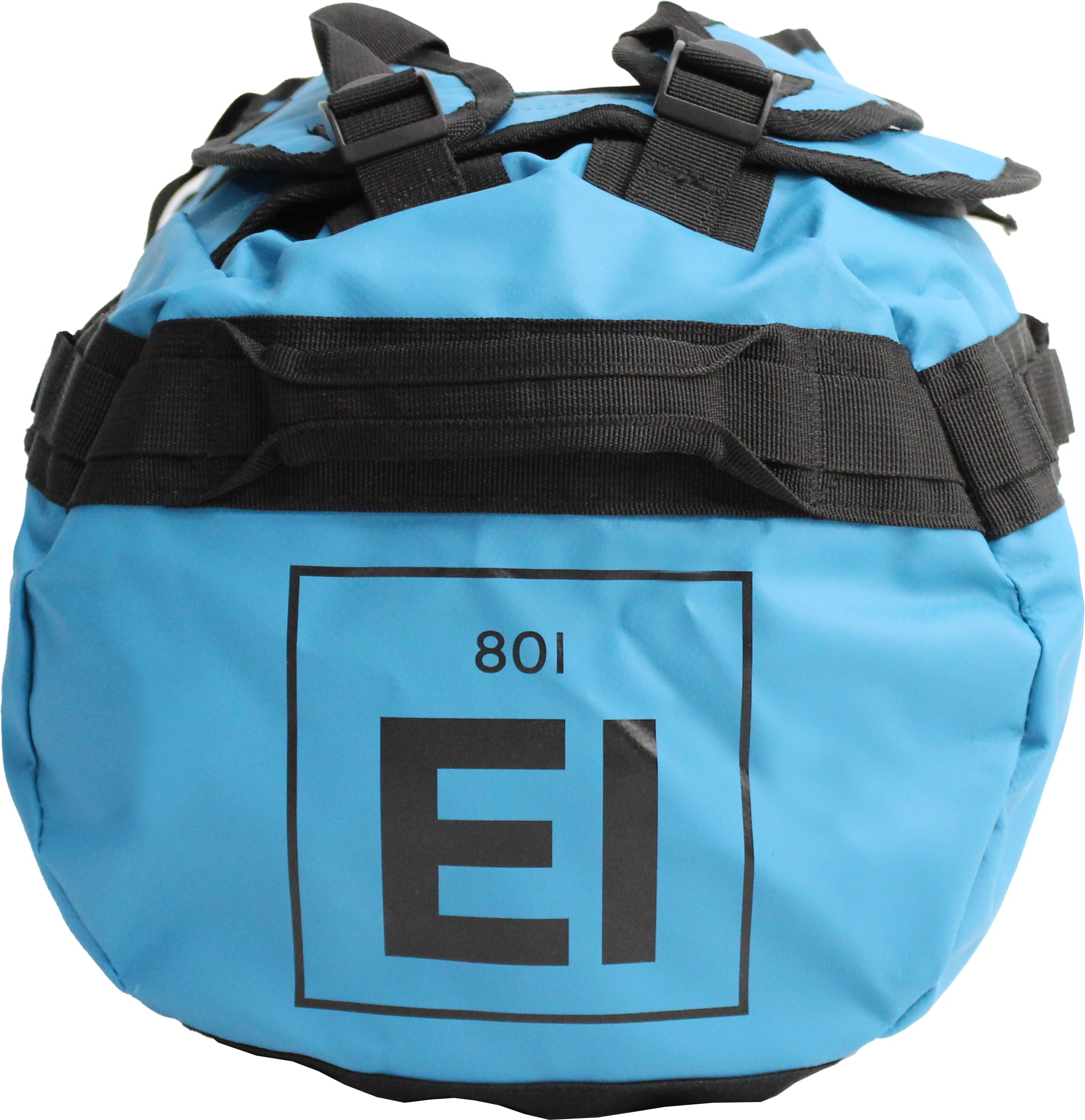 Element Equipment Trailhead Duffel Bag Shoulder Straps Waterproof Black/Blue Small