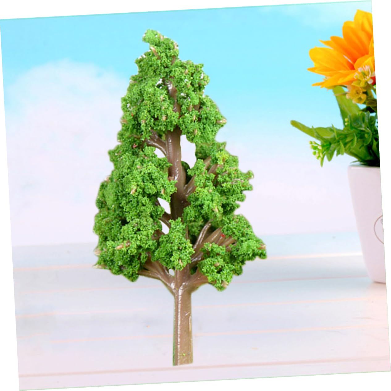 GATHINESS Model Railway Trees Scale Model Trees Scenery Architecture Trees Miniature Tree Plants Model Trains Miniature Model Fake Trees Diorama Models ho Scale Trees Tree Model Artificial