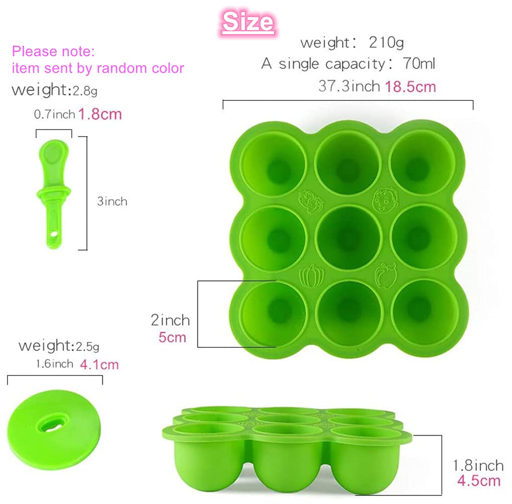 KeepingcooX Silicone Egg Bites Molds with Lid for Instant Pot Accessories with Non-Stick Popsicle Ice Pop Maker including 9 Reusable Plastic Sticks, fit for 6/8 Quart Pressure Cooker