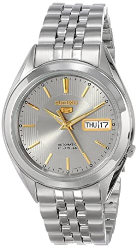 Seiko men's SNKL19K1 Stainless Steel Analog with Brown Dial Watch