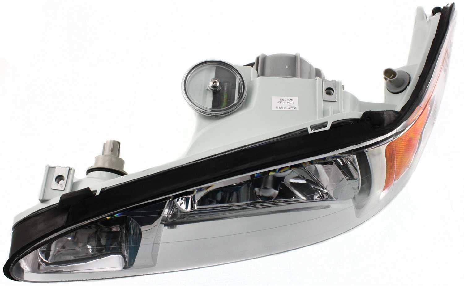 Evan Fischer Driver and Passenger Side Headlight Set of 2 Compatible with 1997-2002 Ford Escort, Fits 1997-1999 Mercury Tracer - FO2502137, FO2503137