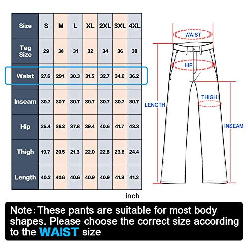 Guojanfon Women Tactical Pants, Casual Cargo Work Pants Military Army Combat Trousers with 10 Pockets US 14,W-34.2inch
