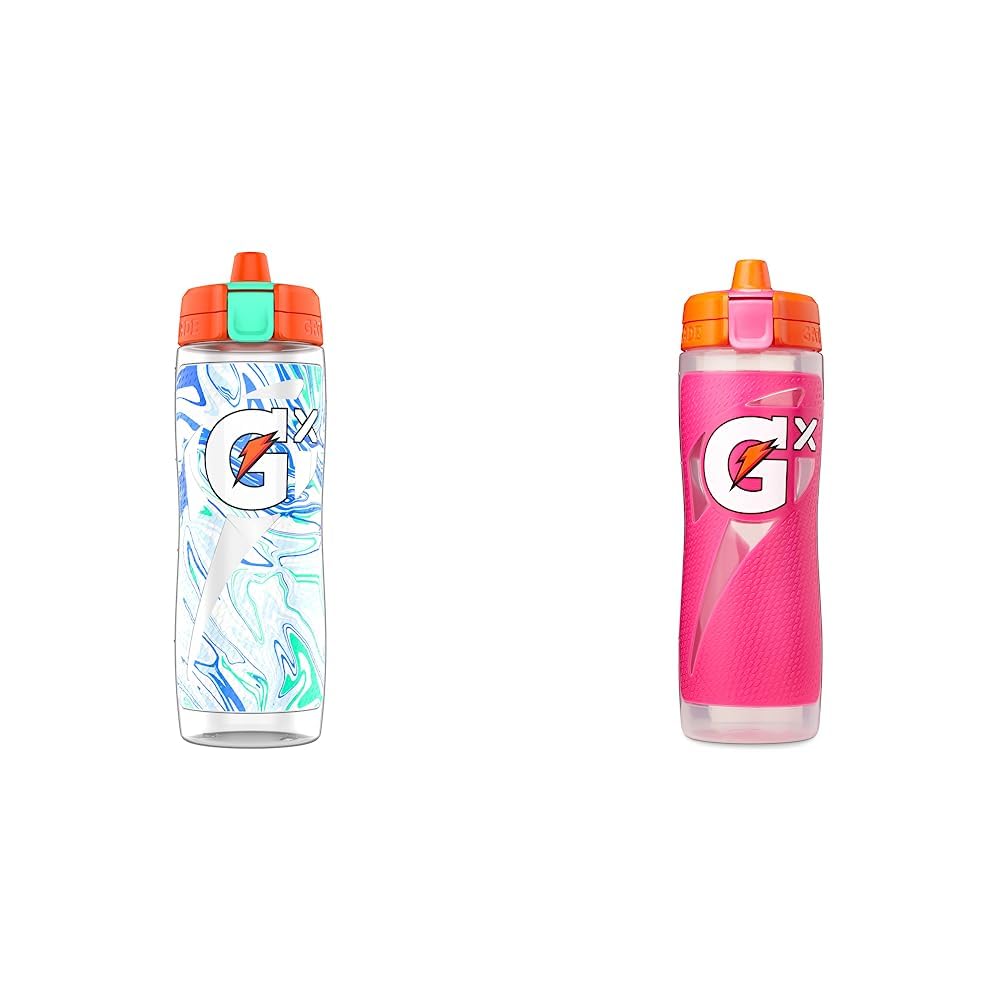 Gatorade Gx, Marble White & Gx Bottle, Pink, 30 Oz