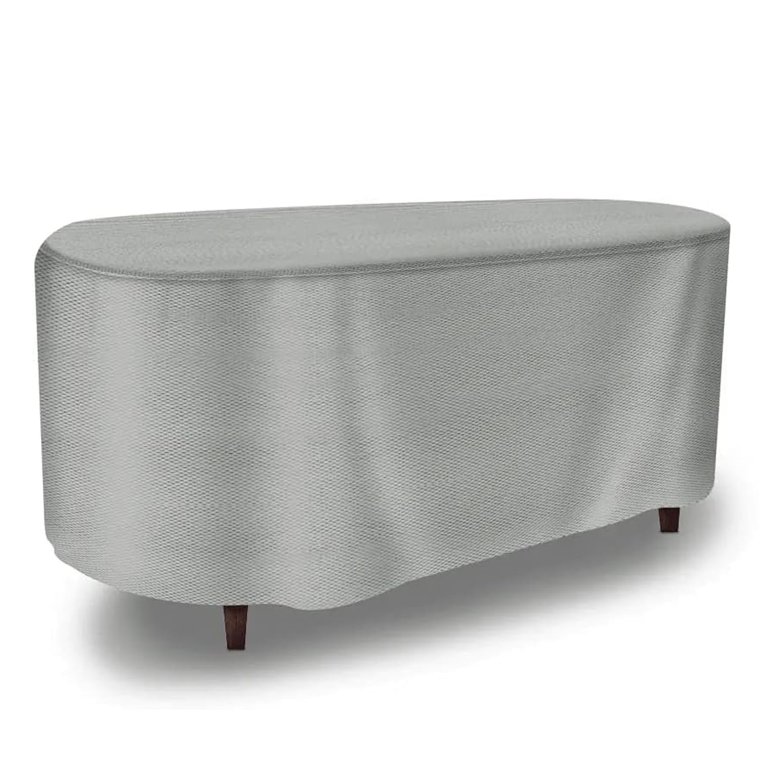 Patio Large Waterproof Oval Table Cover - Outdoor Patio Table Washable - Heavy Duty Furniture 84X42X28 Inch Oval Table Cover