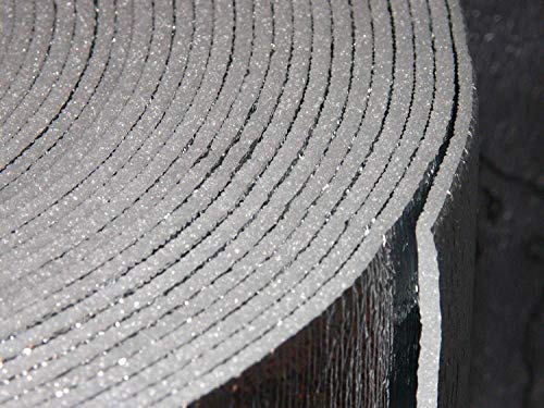 US Energy Products 2 PACK Wholesale Lot: Reflective Foam Core Insulation Kit: 2 Rolls (Size 48"x25') Includes 25' Foil Tape per roll, Knife & Squeegee. Multipurpose Home Insulation Meets Fire Code