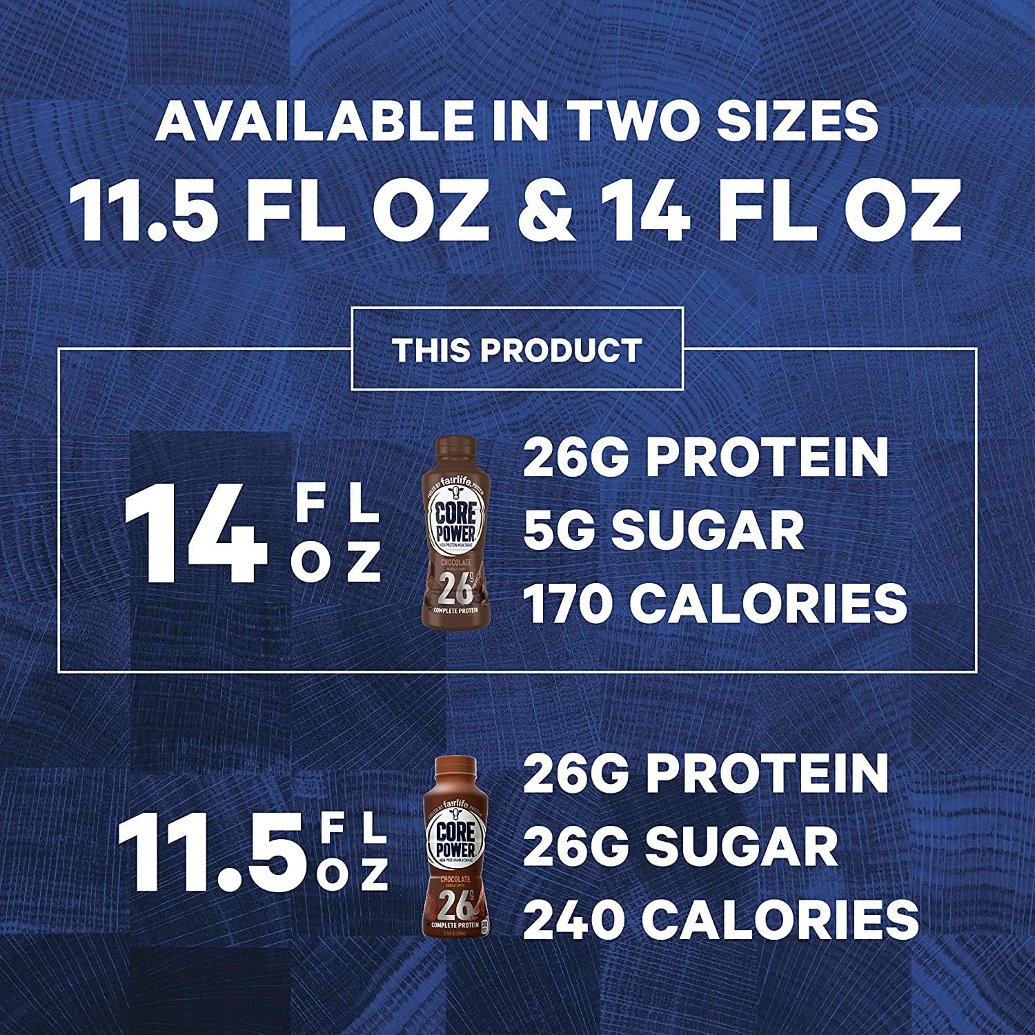 Fairlife Core Power 26g Protein Milk Shakes, Ready To Drink for Workout Recovery, Chocolate, 14 Fl Oz - (Pack of 12)