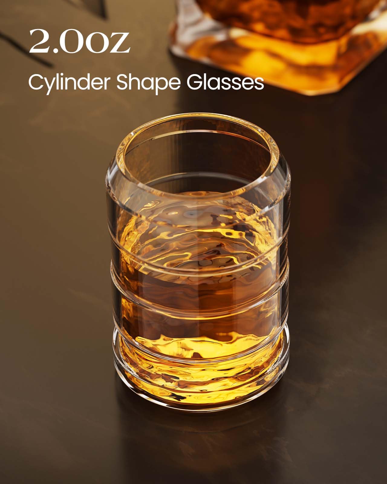 Gun Whiskey Decanter Sets for Men, Kollea Liquor Decanter Set with Glass, Unique Birthday Gift Ideas for Men Dad Father, Cool Anniversary Stuff Gifts for Him Husband, Dispenser for Bar Drinking Party