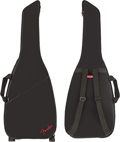 Fender Squier Classic Vibe '70s Jaguar - Black Bundle with Gig Bag, Instrument Cable, Tuner, Strap, Strings, Picks, and Austin Bazaar Instructional DVD