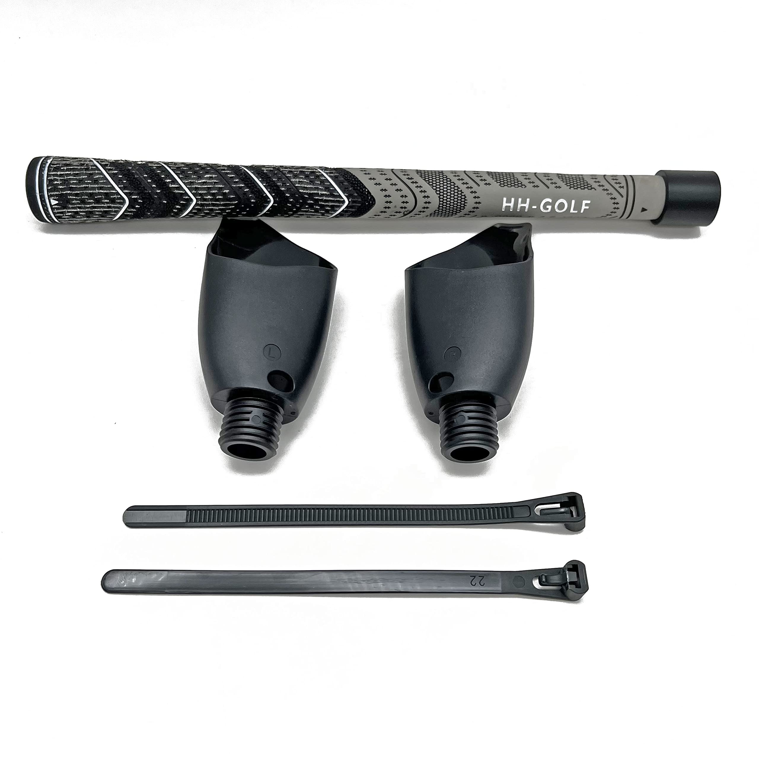 HH-GOLF® Virtual Golfing Attachment VR Golf Club Handle Accessory, Reality Baseball Controller Simulator Real Golf Game Bat Adapter, VR Golf Club Attachment Grips Adapter for Oculus Meta Quest 2