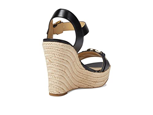 Michael Kors Rory Wedge Espadrille Black 9 M