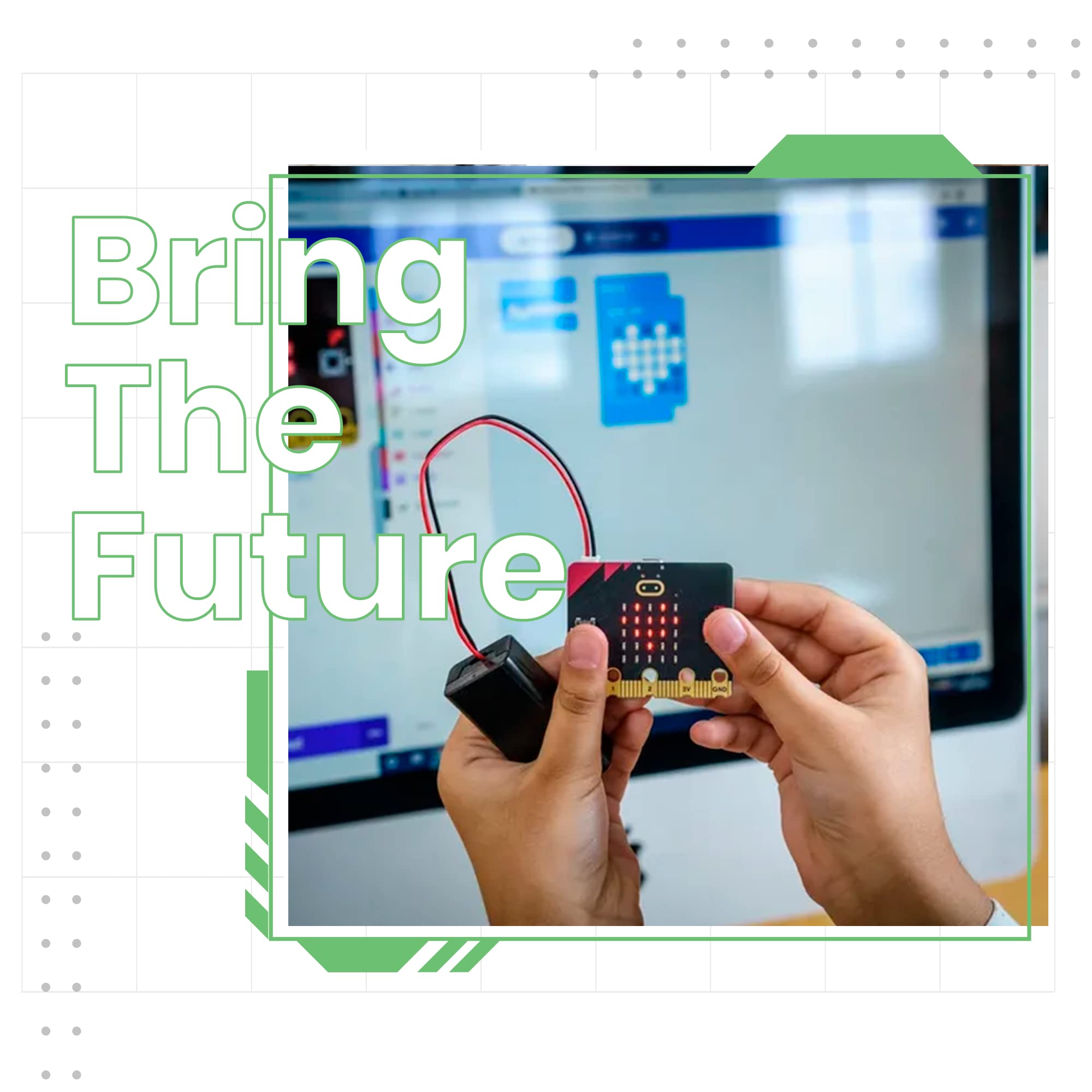 Micro Bit V2.2 GO Kit, Micro Development Board, Easily Programmable Single Board Computer, Early STEM Education for Beginner and Kids