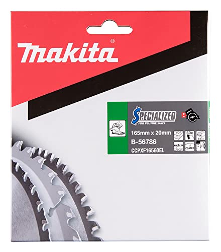 Makita A-99982 6-1/2" 60T (ATB) Carbide-Tipped Cordless Plunge Saw Blade