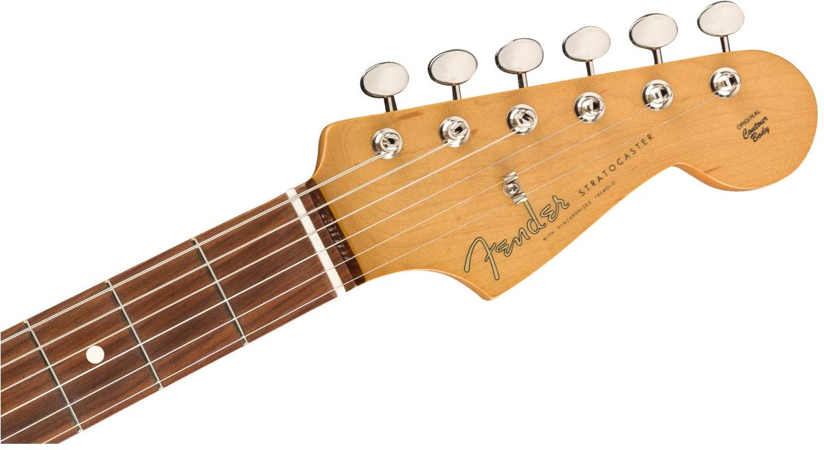 Fender Vintera 60s Stratocaster Electric Guitar, with 2-Year Warranty, Surf Green, Pau Ferro Fingerboard