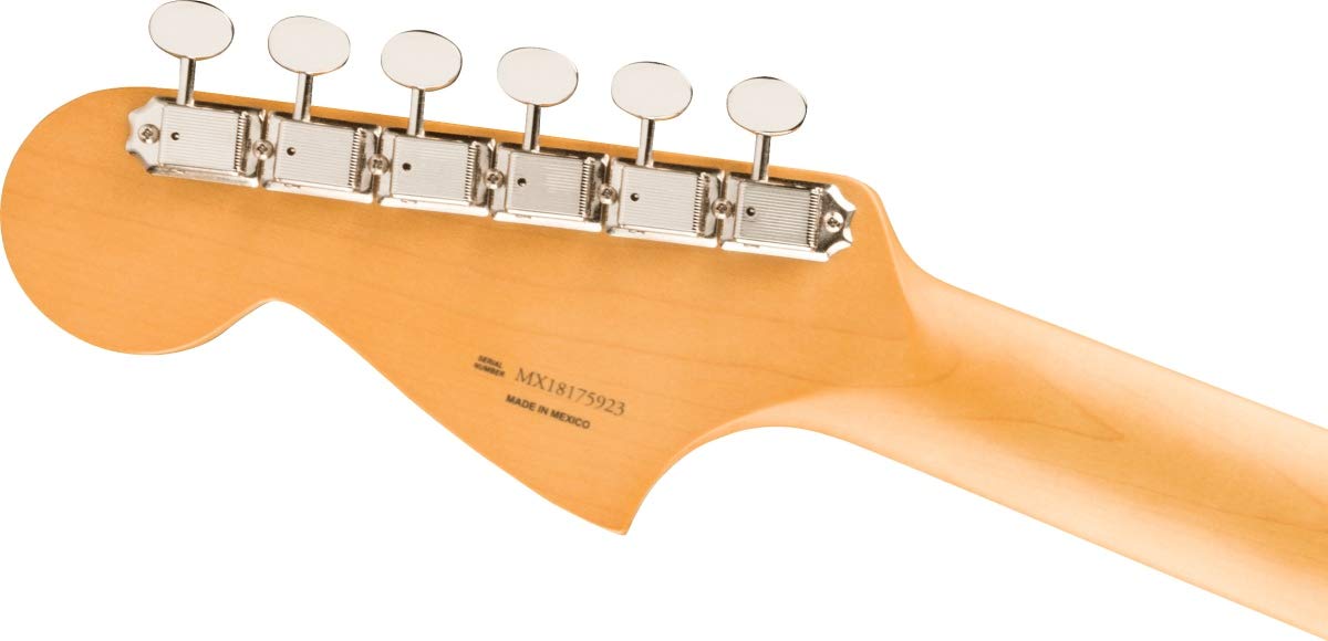 Fender Vintera 60s Modified Jaguar Electric Guitar, with 2-Year Warranty, Surf Green, Pau Ferro Fingerboard