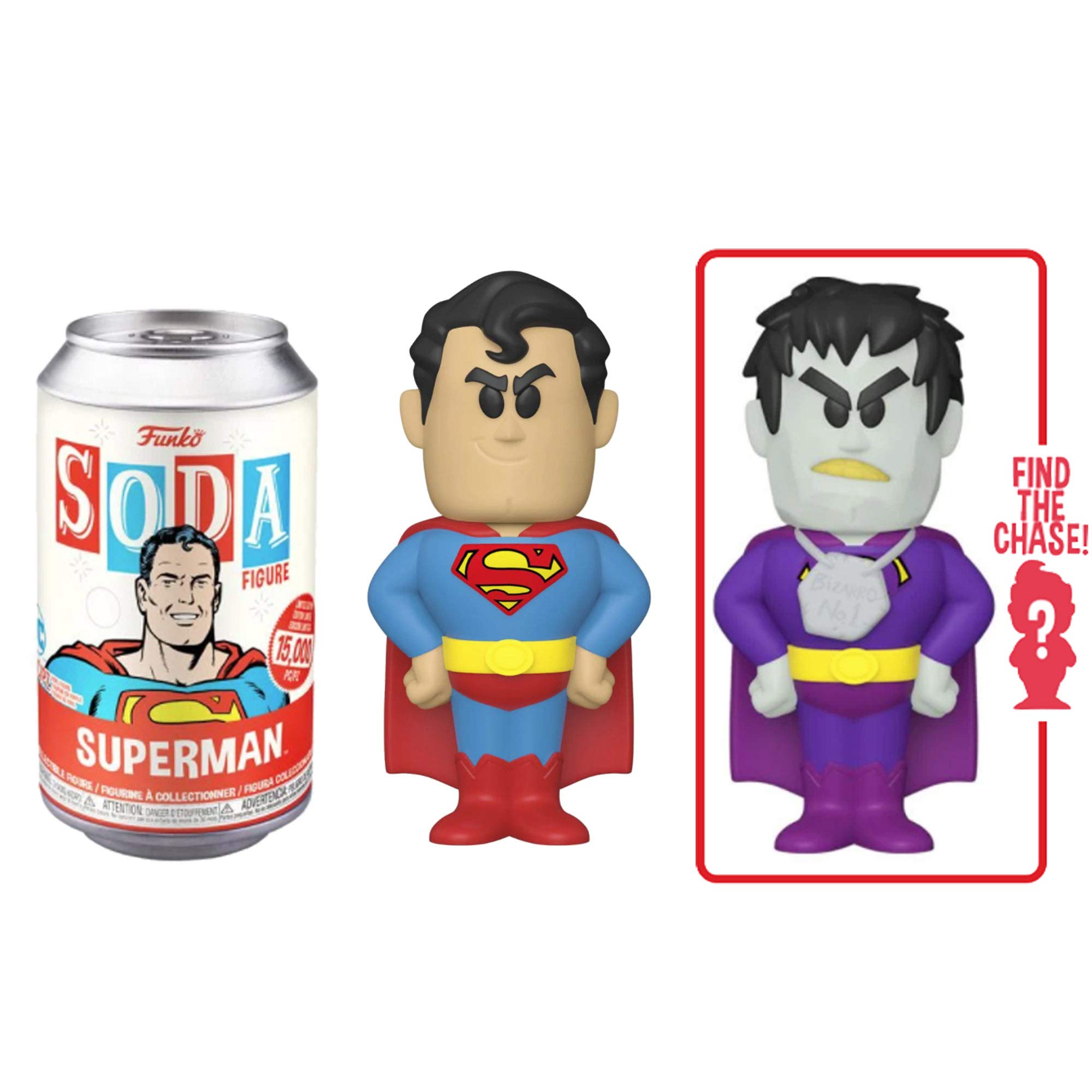 Funko 51754 Vinyl Soda: DC Comics- Superman w/Chase Collectible Toy, Multicolour