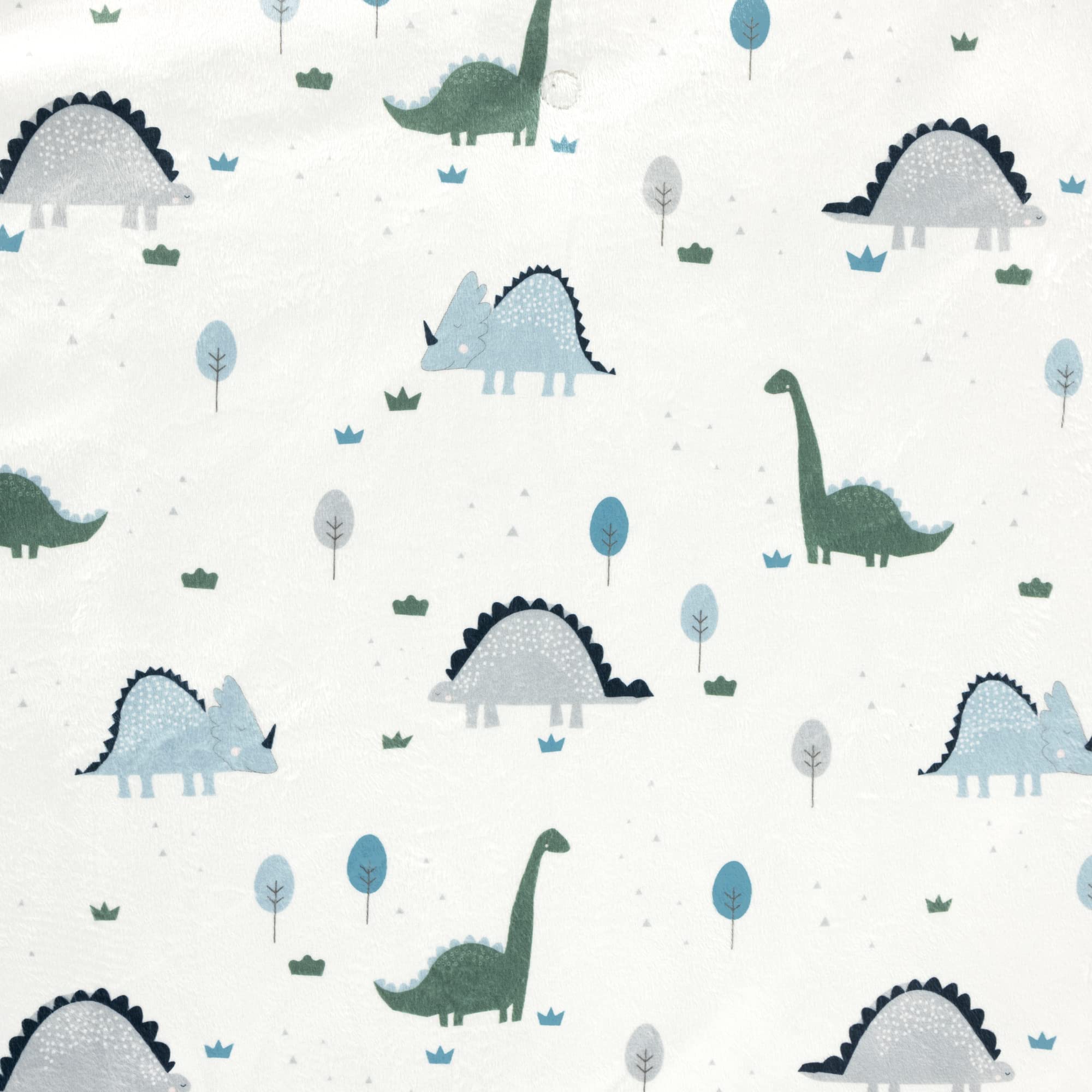 Lush Decor Baby Dinosaurs Roar Reversible Soft & Plush Oversized Blanket, 50" x 36", Dusty Teal & Gray