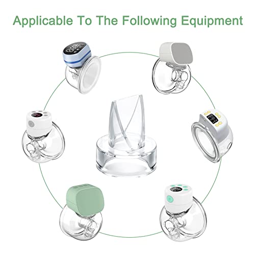 Loveishere Flange Inserts Compatible with Medela/Willow/TSRETE/Momcozy S9 S10 S12/ Willow Wearable Cups & Spectra S1 S2 (Duckbill)