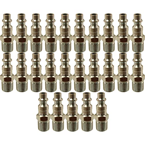 Milton 727 NPT M Style 1/4 Male Air Line End Plug (MIL727) 25-Pack