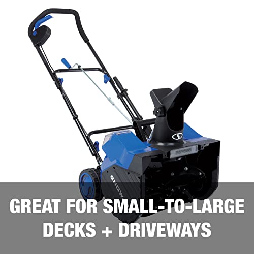 Snow Joe 24V-X2-SB18 18-Inch, 48-Volt IONMAX Cordless Snow Blower Kit (w/ 2 x 4.0-Ah Batteries + Charger)
