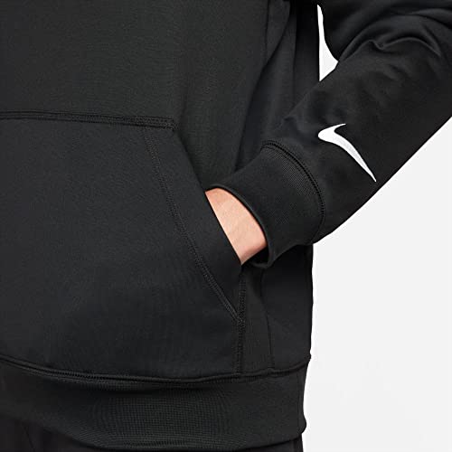 Nike Men's F.C. Dri-FIT Libero Pullover Soccer Hoodie (as1, alpha, x_l, regular, regular, Standard, Black, X-large)