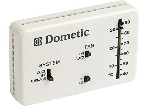 Dometic 3106995.032 OEM Thermostat 6-Wire Analog Control Heat & Cool | Replacement for The Duo-Therm 3106995.032 Thermostat.