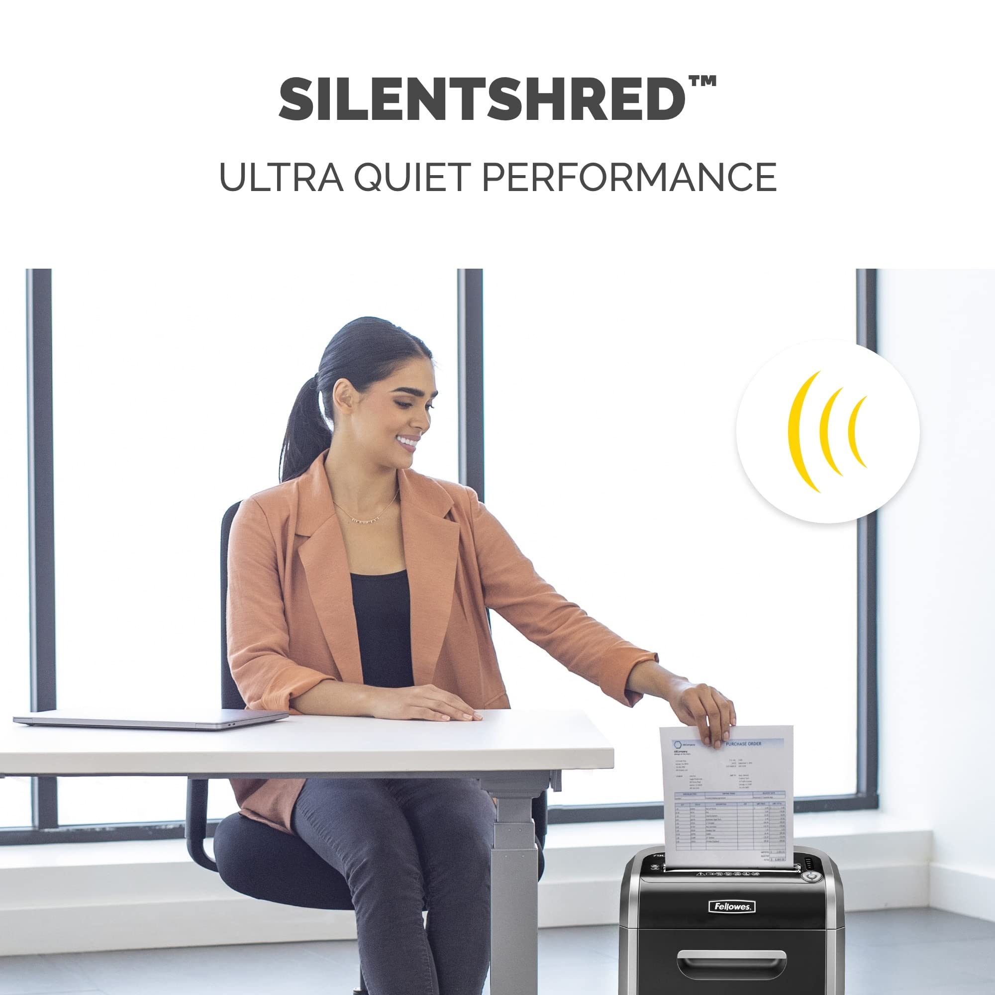 Fellowes Powershred 79Ci 16-Sheet 100% Jam-Proof Heavy Duty Crosscut Paper Shredder Machine for Office and Home, Black/Dark Silver 3227919